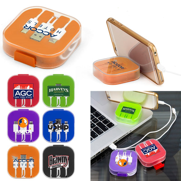 Charging Cable Kit w/Type C Connector | Tech Giveaways - PROMOrx