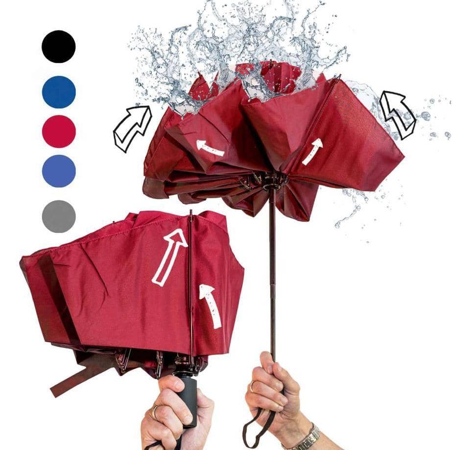 Inverted Folding Umbrella with Logo | Custom Logo Corporate Gift - PROMOrx
